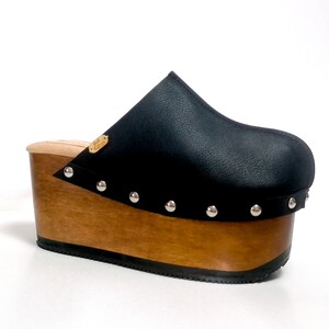 Unique Handmade Leather Clogs With Wood, Vintage, and Platform Flair ...