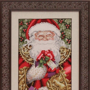 MD120 "santa" Mirabilia Design Cross Stitch Chart With Embellishment ...