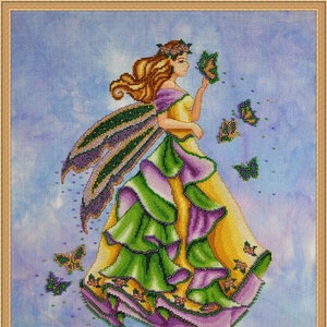 LANAE, the Summer Fairy - Chart and Mh Beads + Kreinik by Cross ...