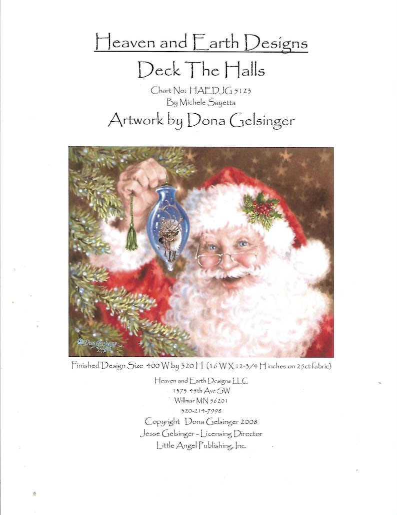 DECK the HALLS With 75pcs of DMC Threads - My Christmas and Santa ...