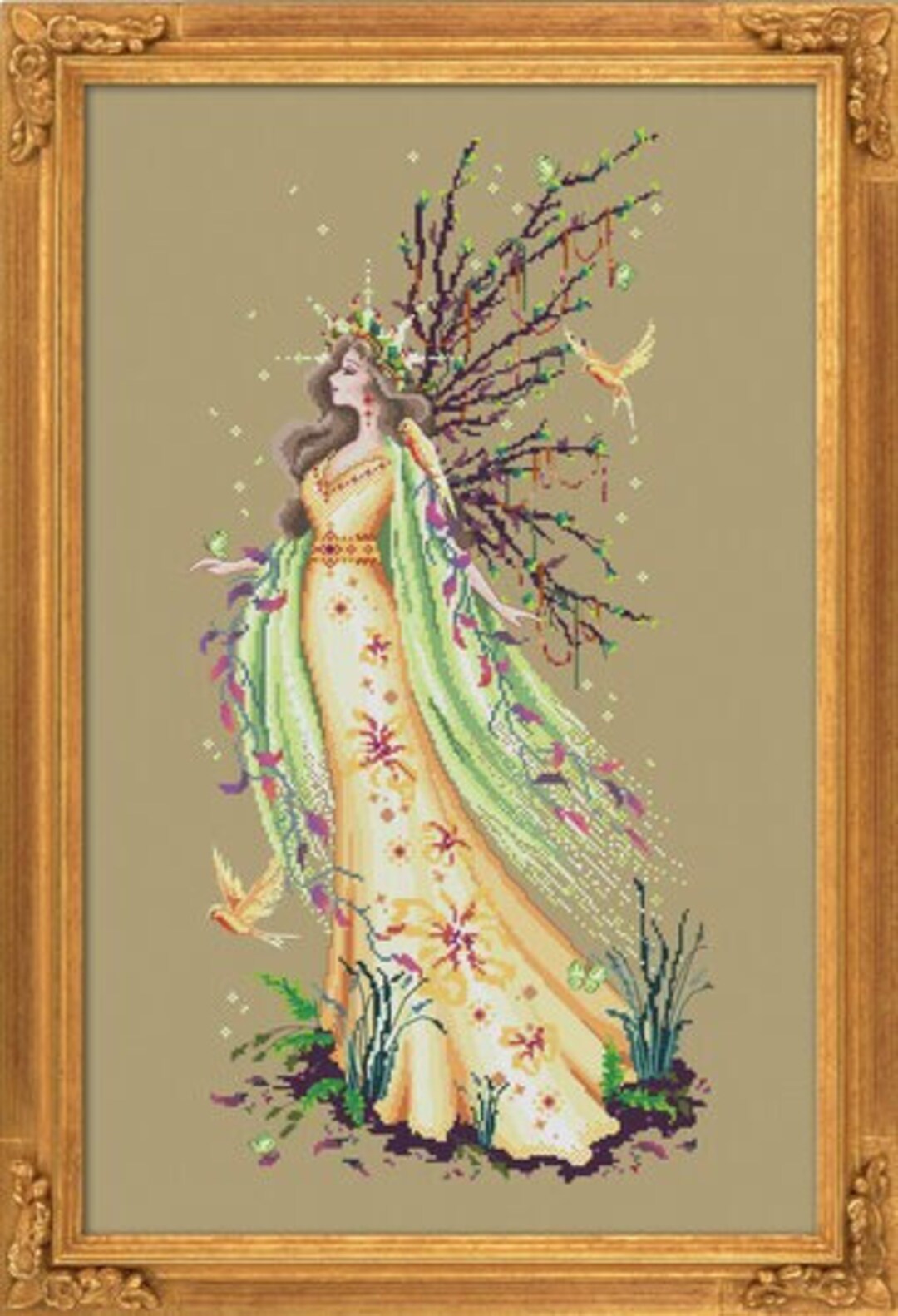 Gaia, the Earth Goddess BF17 - Complete Xstitch Materials - Etsy