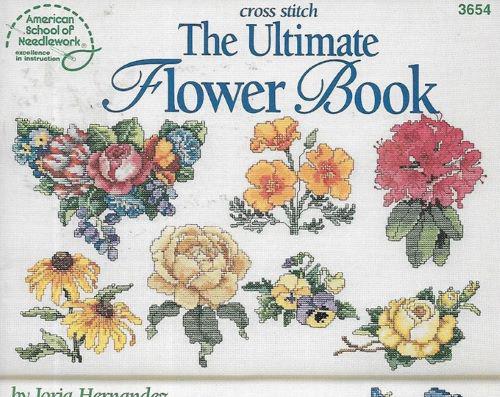 The Ultimate Flower Alphabet Book - Chart Only With 50DMC Threads and ...