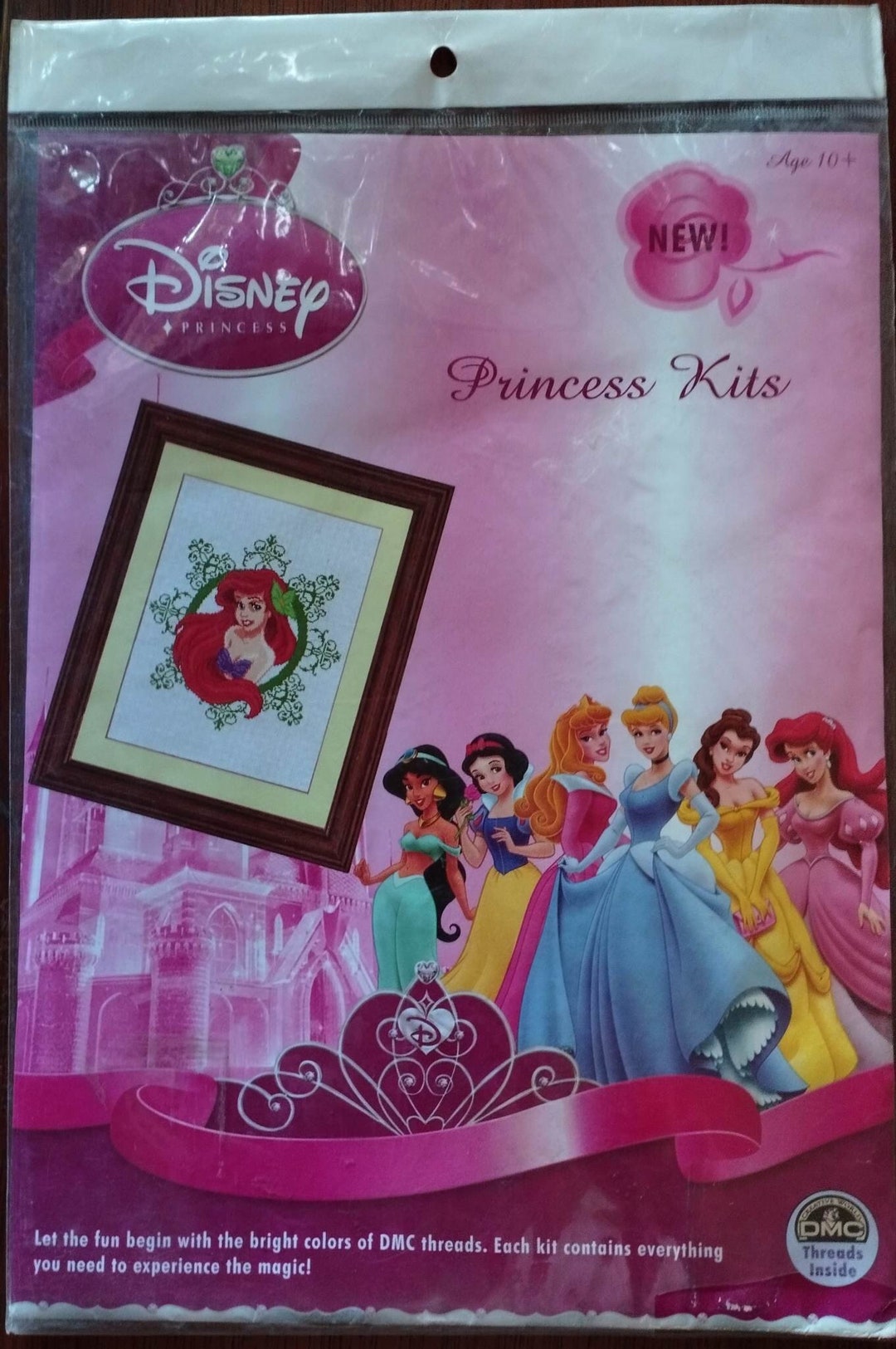 Complete Kit PRINCESS ARIEL - Dmc Threads - Etsy