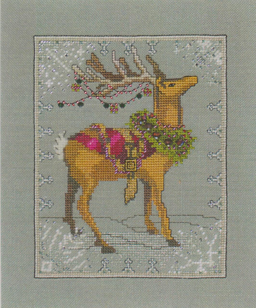 Chart and Embellishment With Special Thread NC114 DONNER - Christmas ...