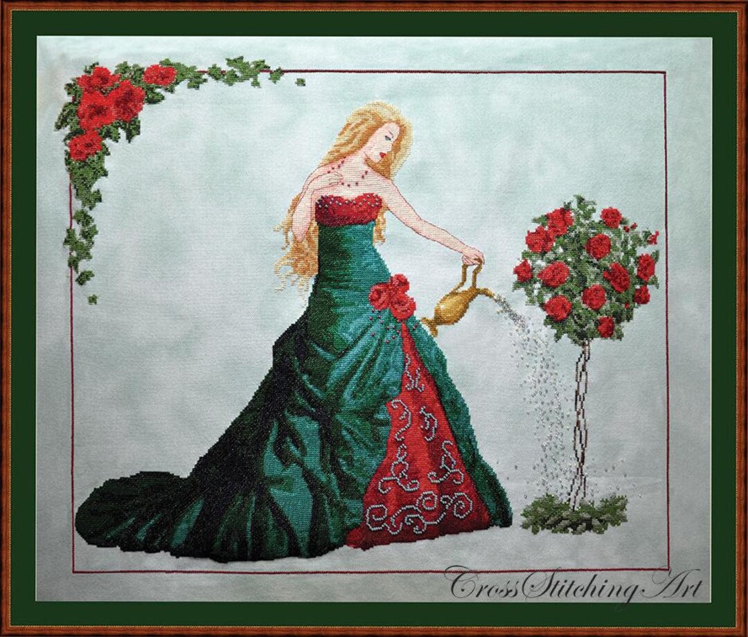 QUEEN of WATER - Chart & MH Beads by Cross Stitching Art Design - Etsy