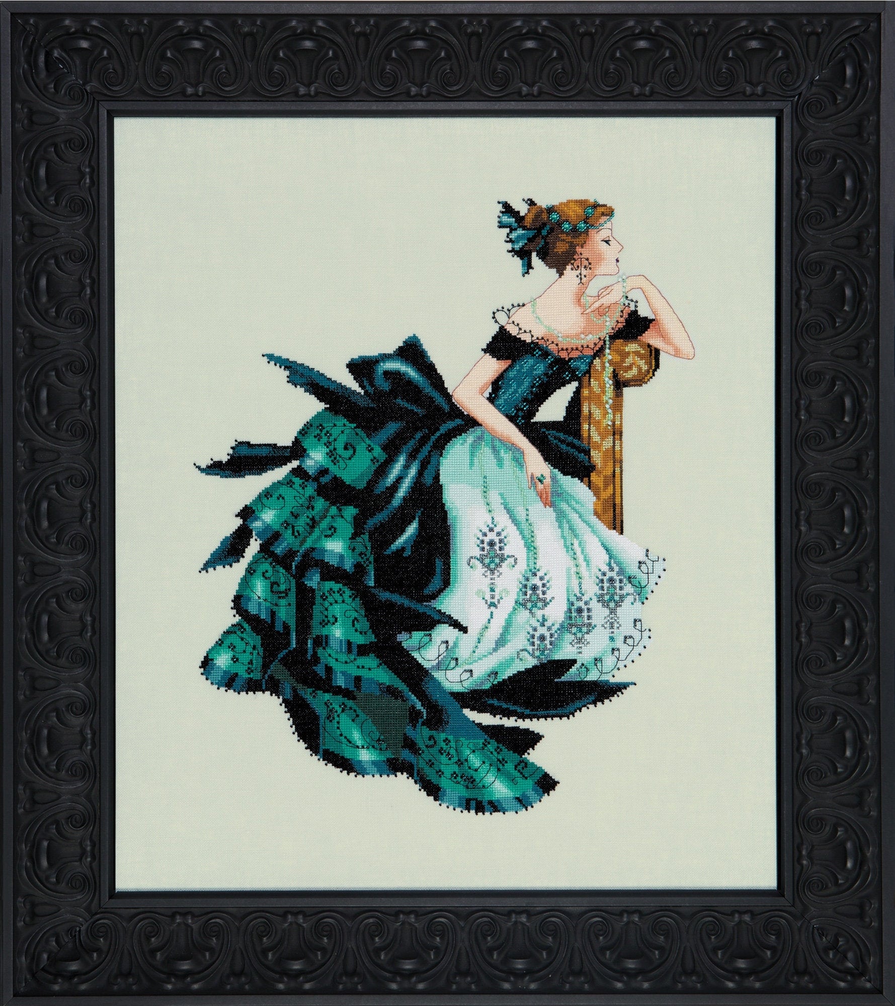 MD147 portrait of Veronica Mirabilia Cross Stitch Chart With ...