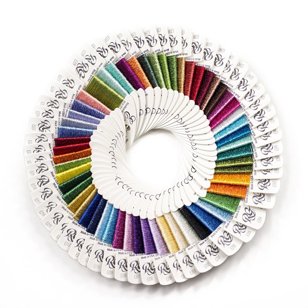 Sale BUY 6 Get 1 FREE Petite Silk Lame Rainbow Gallery Threads - Etsy