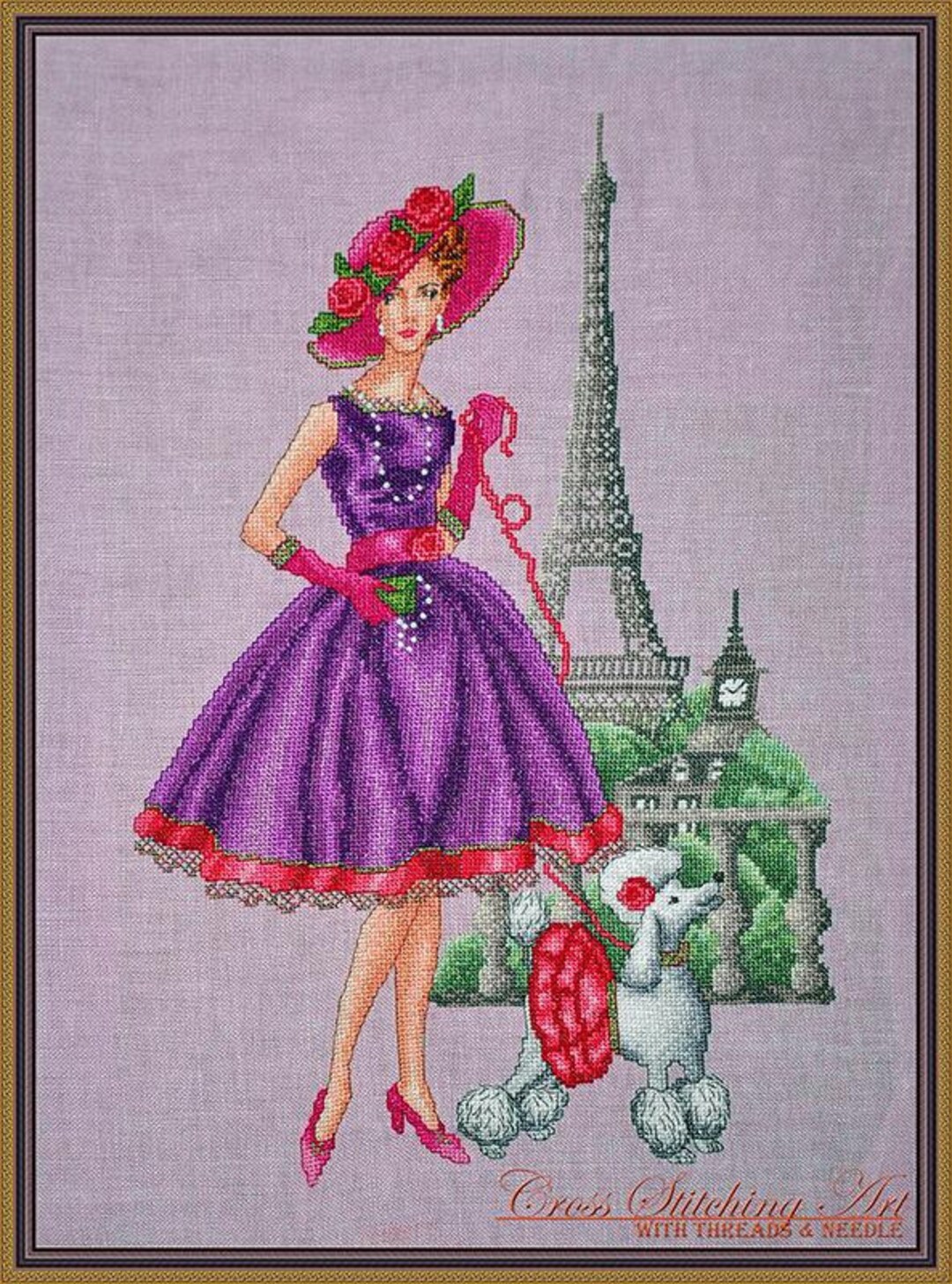 VICTORIA - Chart and Embellishment With Special Thread by Cross ...