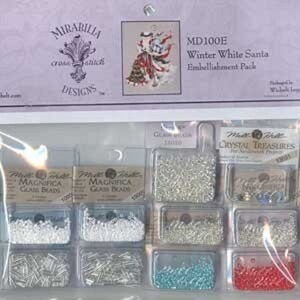 MD100 "winter White Santa" Mirabilia Design Cross Stitch Chart With ...