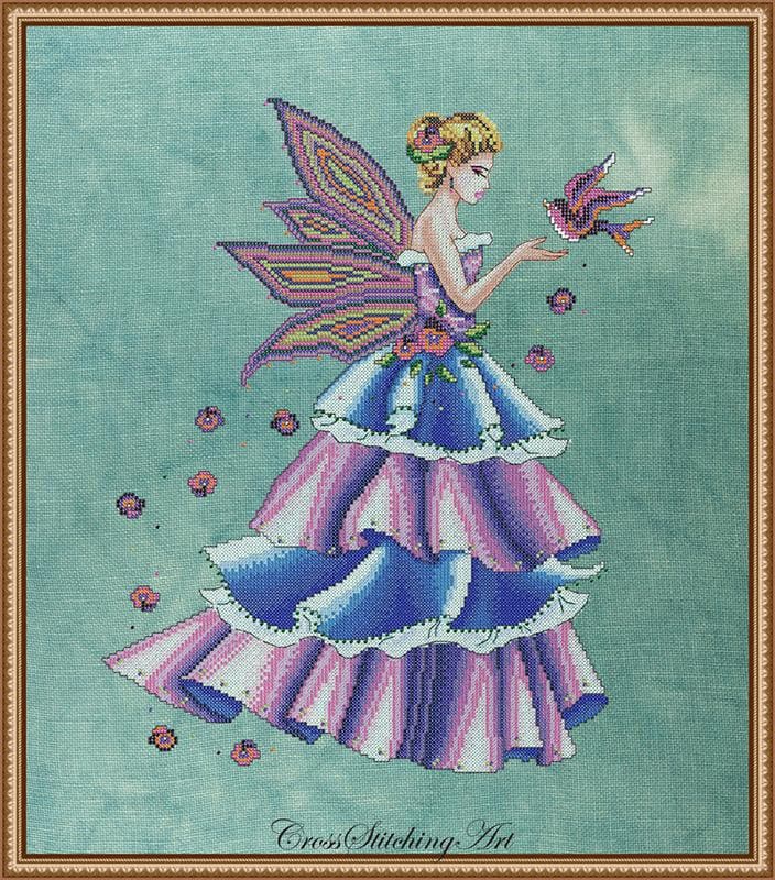 FLORENCE the Spring Fairy Chart and MH Beads Kreinik by - Etsy