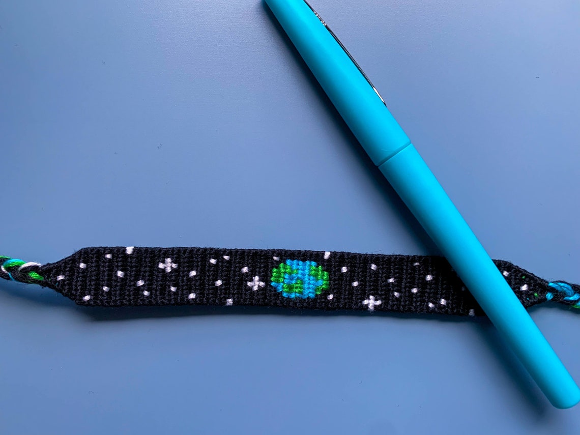 Handmade Space Friendship Bracelet Collection - Etsy