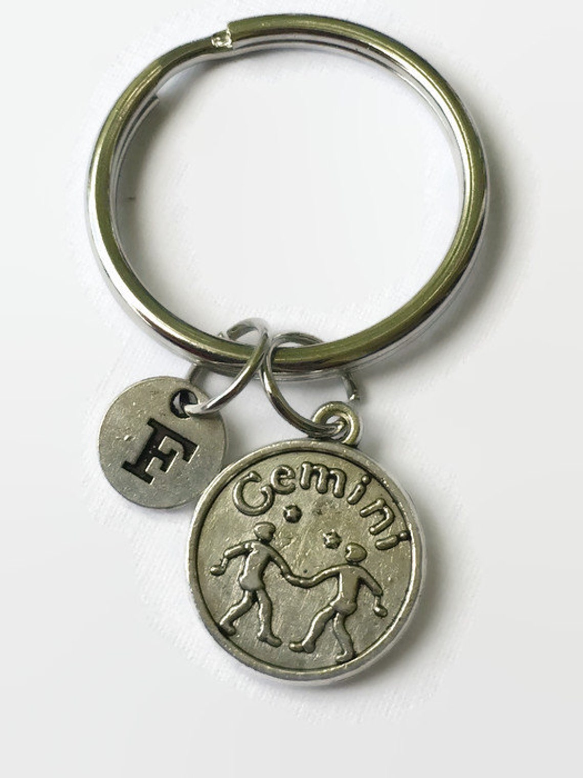 Zodiac Keychain Astrology Jewelry Gemini Gemini Keychain | Etsy