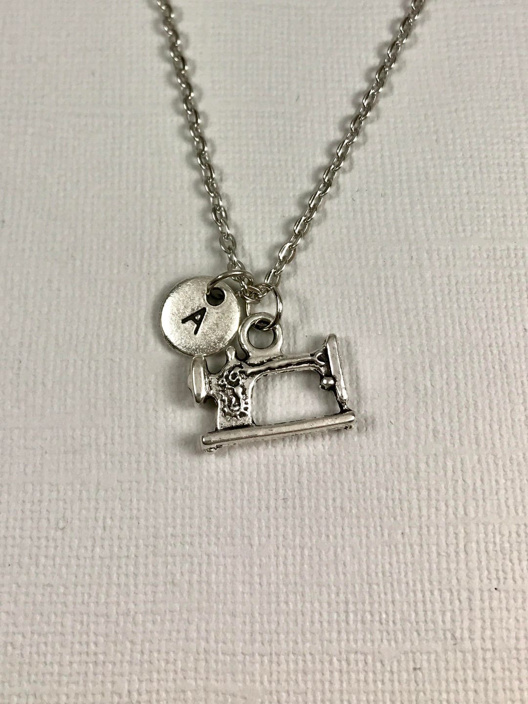 Sewing Necklace Sewing Jewelry Sewing Machine Charm - Etsy