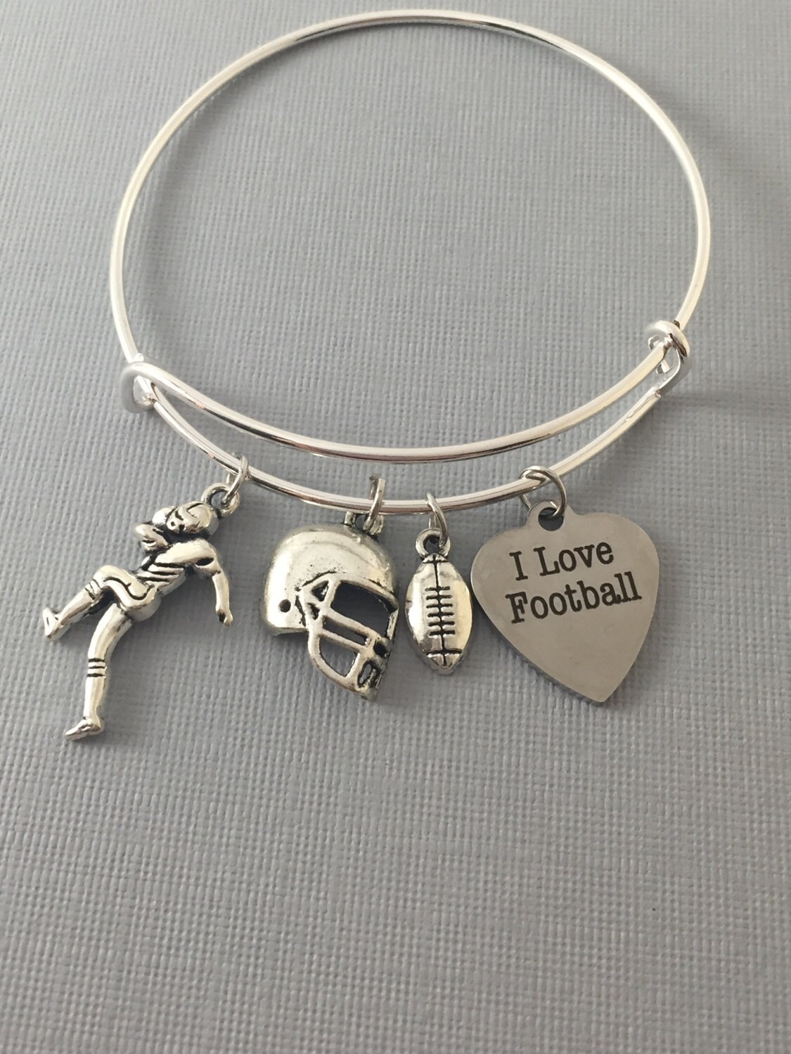 Football Football Fan Gift Football Bracelet Coach Gift - Etsy