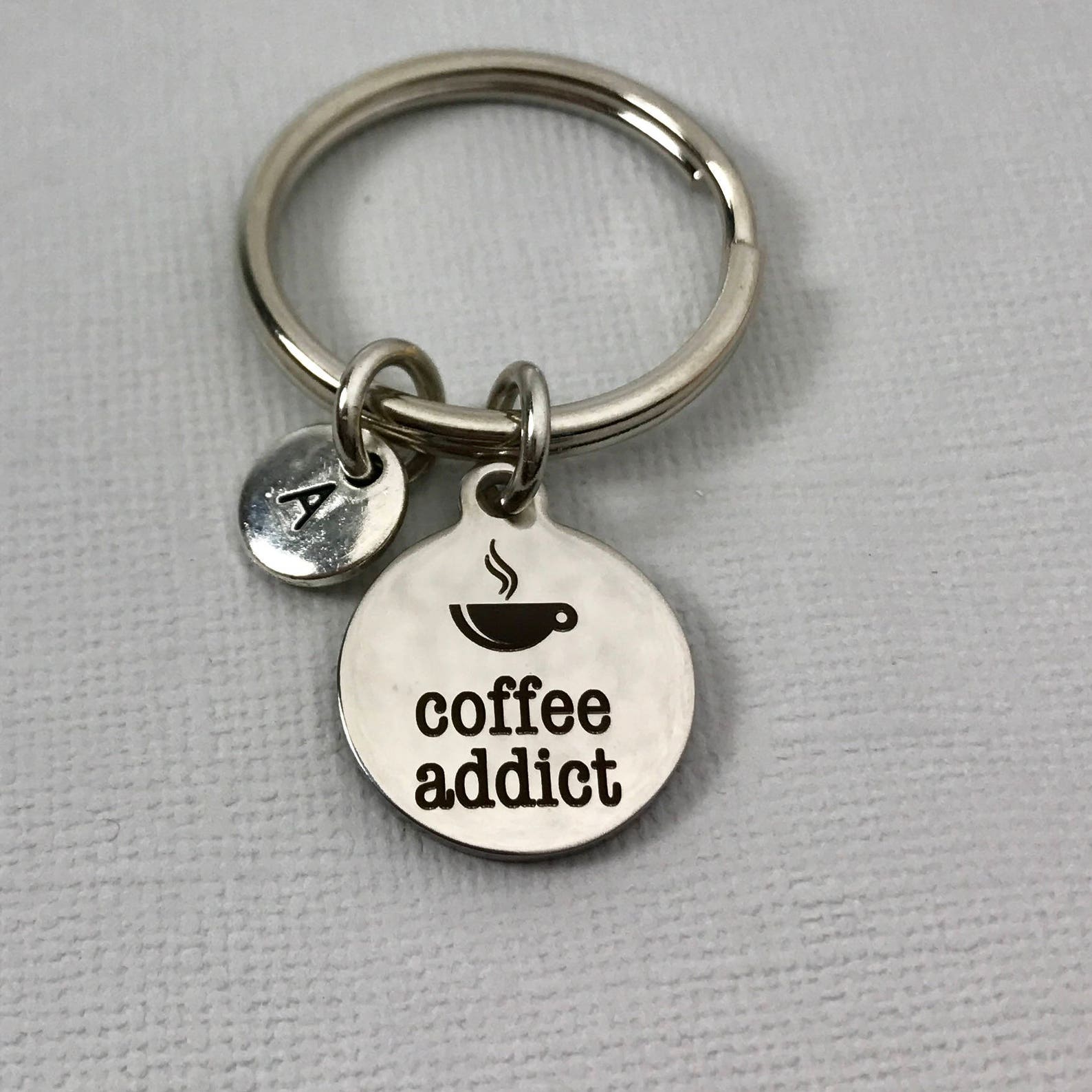 Coffee Keychain Coffee Addict Key Chain Coffee Charm Food - Etsy