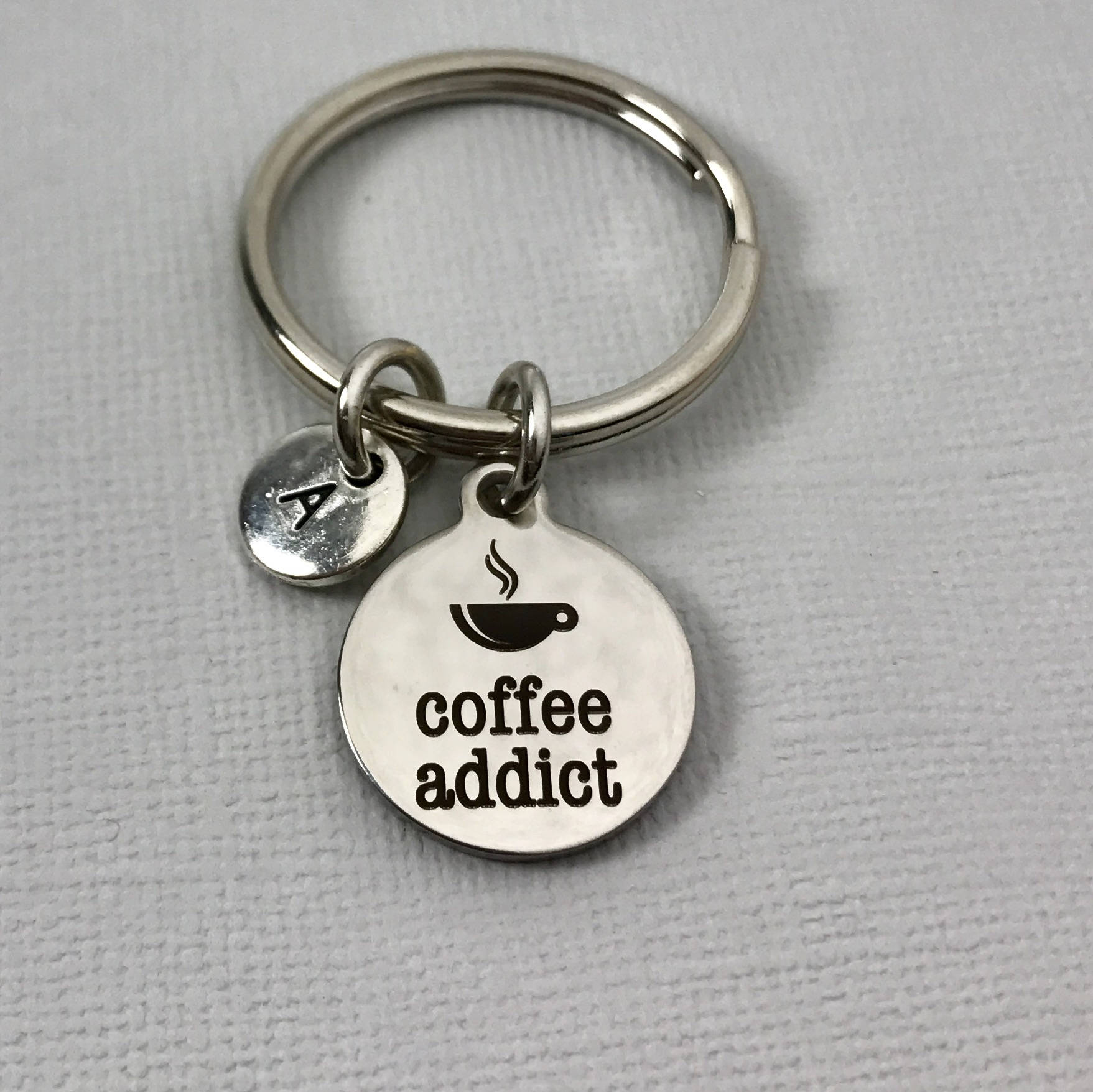 Coffee Keychain Coffee Addict Key Chain Coffee Charm Food | Etsy