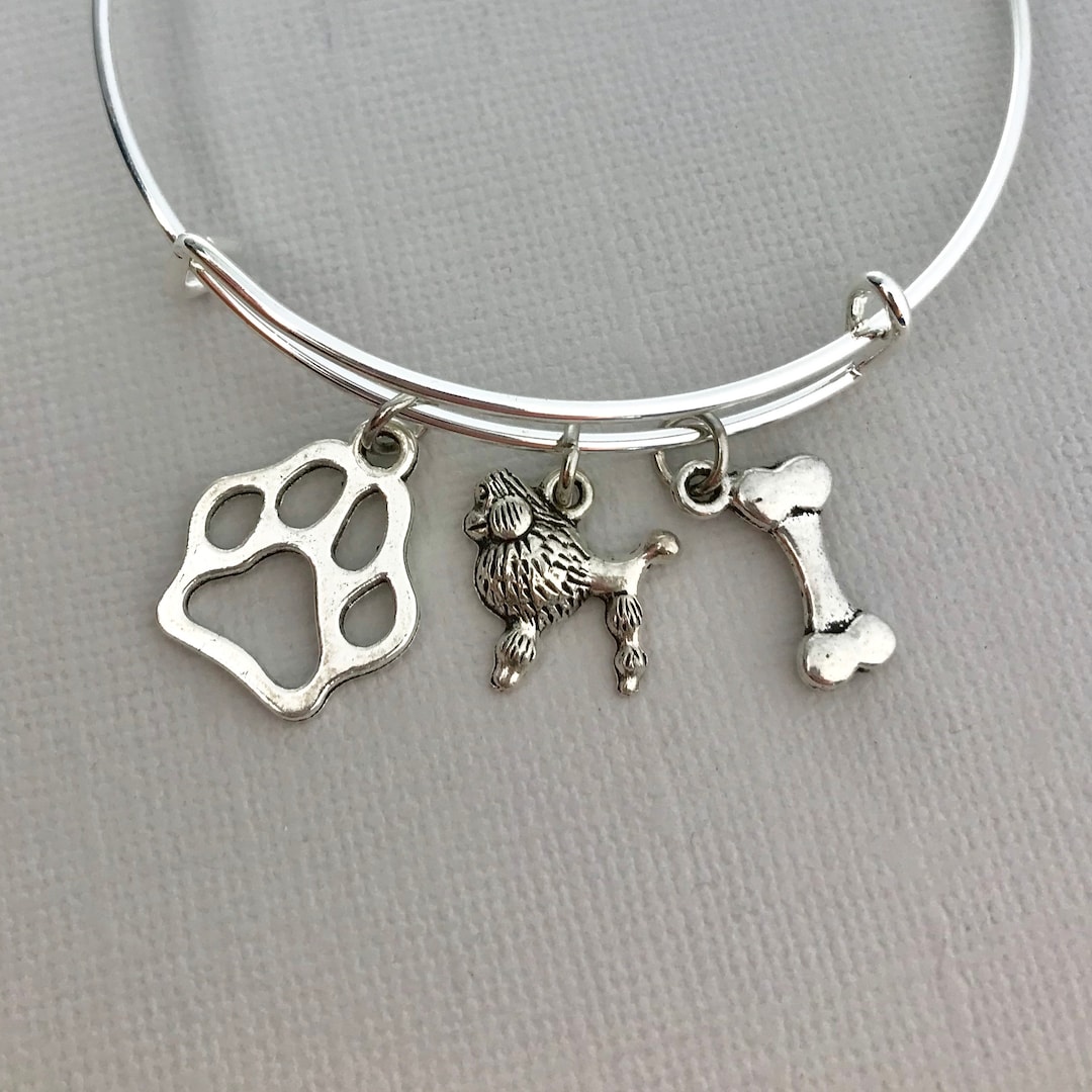 Poodle Best Dog Mom Poodle Jewelry Standard Poodle Gift Dog Bracelet ...