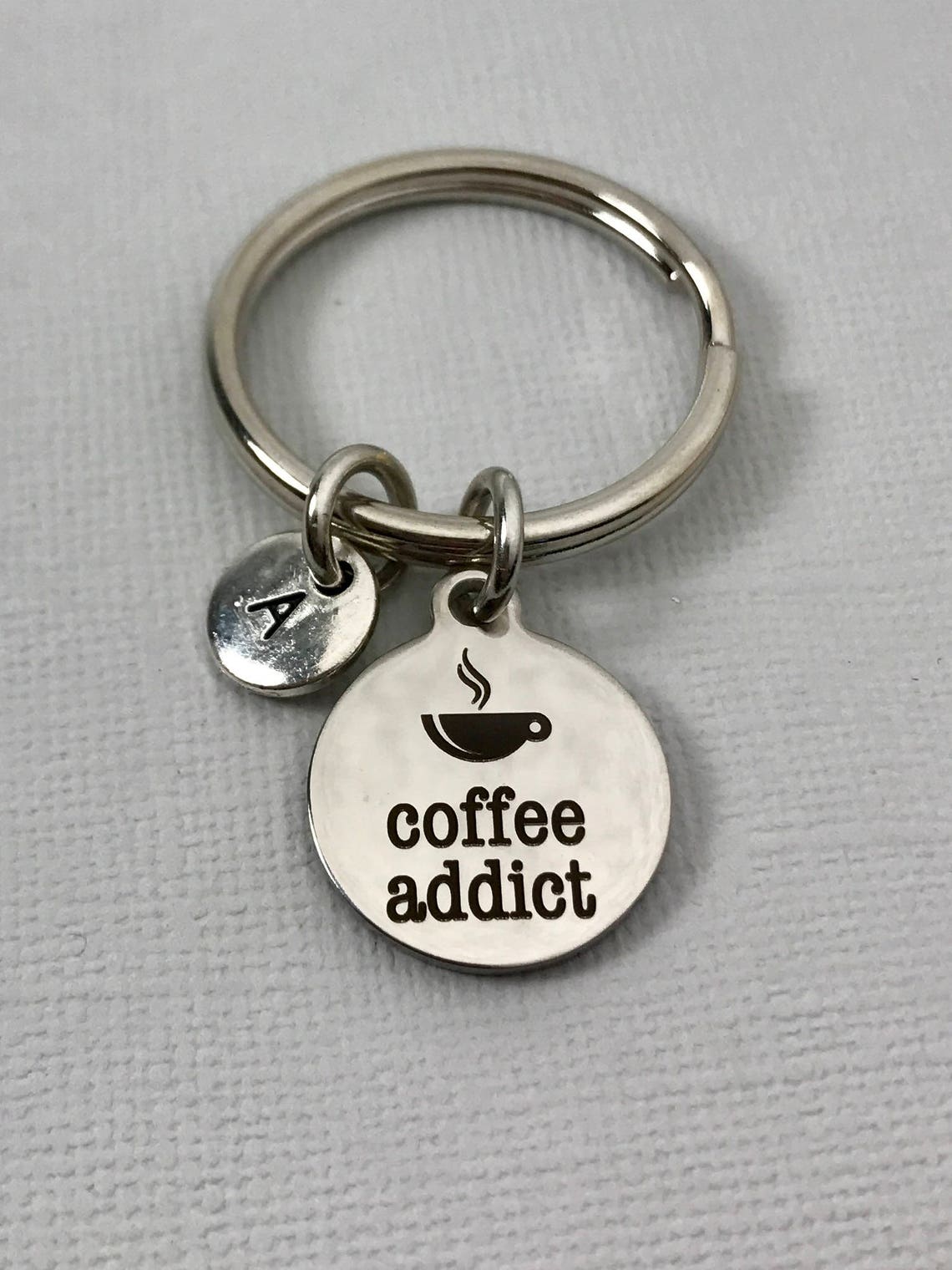 Coffee Keychain Coffee Addict Key Chain Coffee Charm Food - Etsy