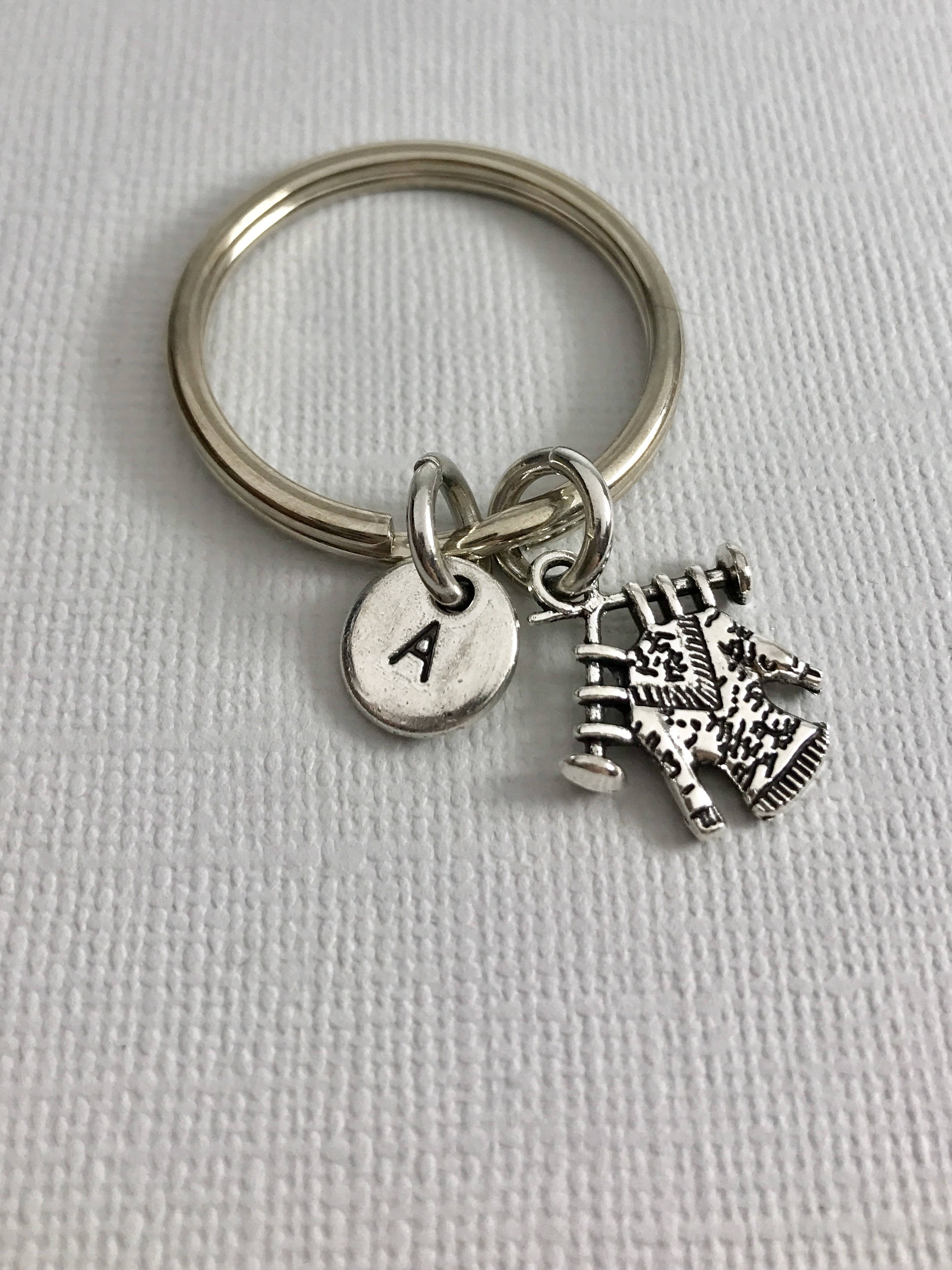 Knitting Keychain Gift for Knitter Sweater Charm Knit - Etsy