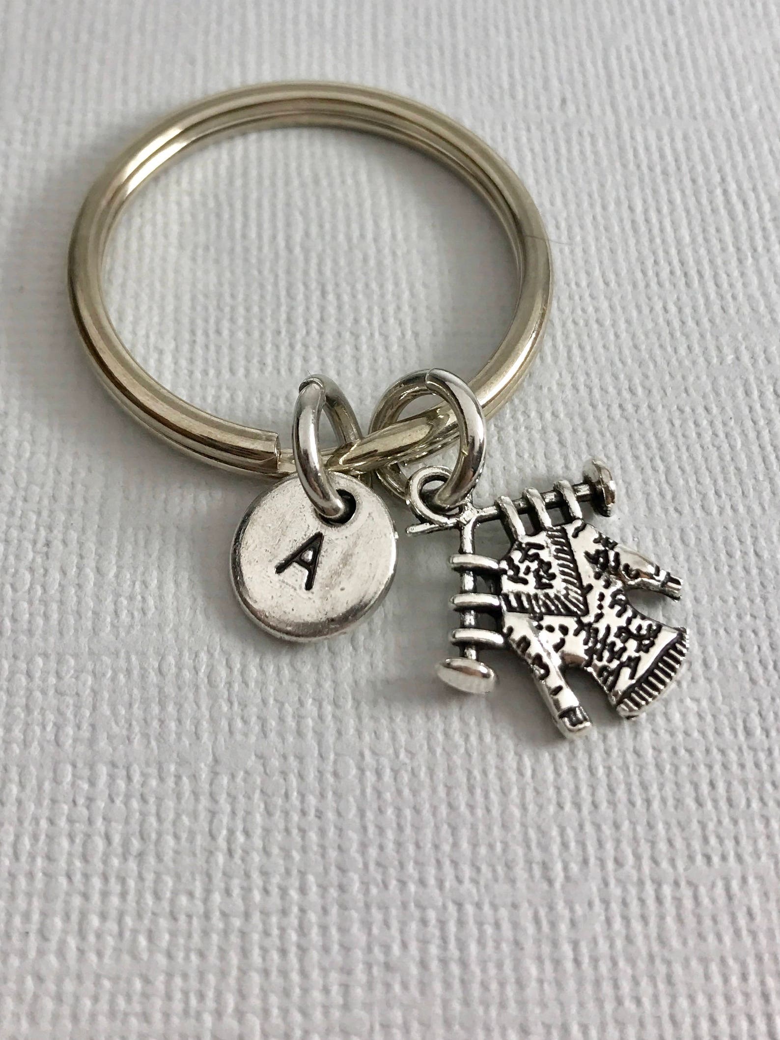 Knitting Keychain Gift for Knitter Sweater Charm Knit - Etsy