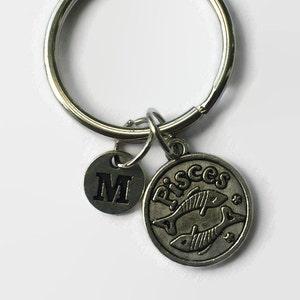Pisces Keychain - Astrology Jewelry - Pisces - Zodiac Keychain - Pisces ...