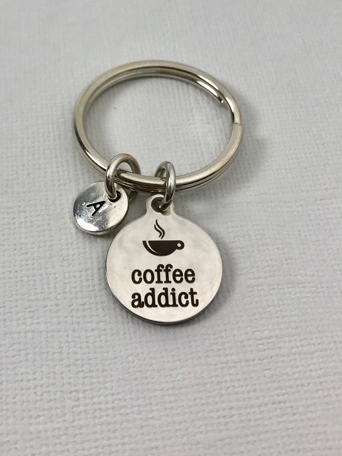 Coffee Keychain Coffee Addict Key Chain Coffee Charm Food | Etsy