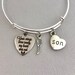 Gift for Gamer Gamer Jewelry Game Charm Personalized Bracelet Initial ...