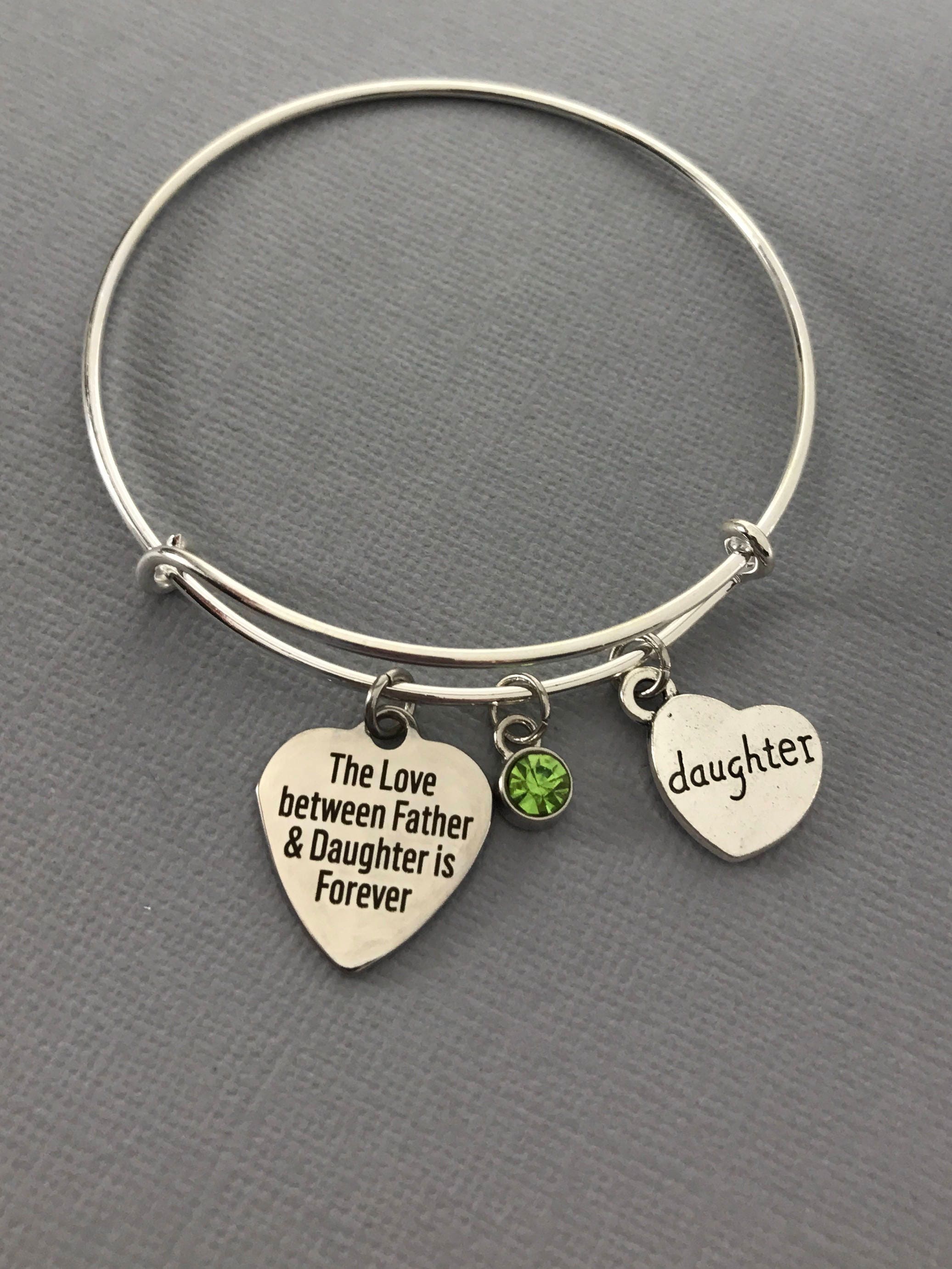 Father Daughter Jewelry Daughter Bracelet Daughter Gift | Etsy