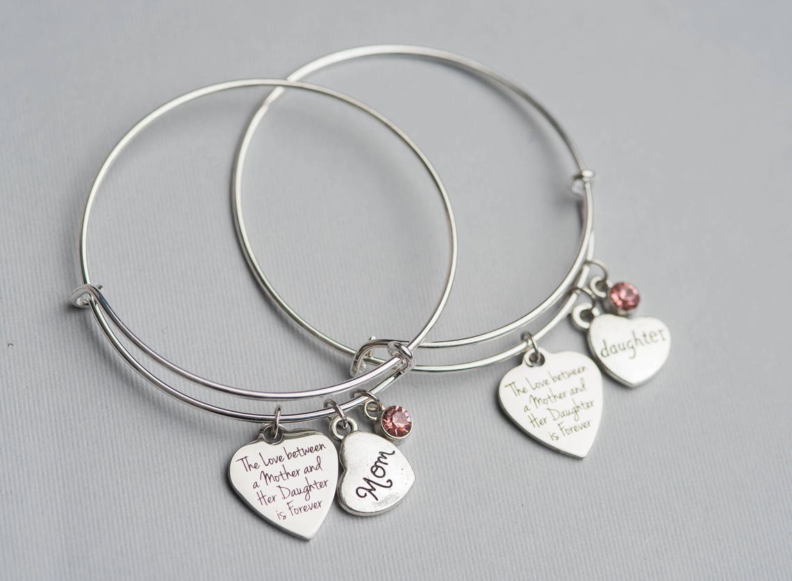 Mother Daughter Jewelry Set Mother Daughter Mother | Etsy