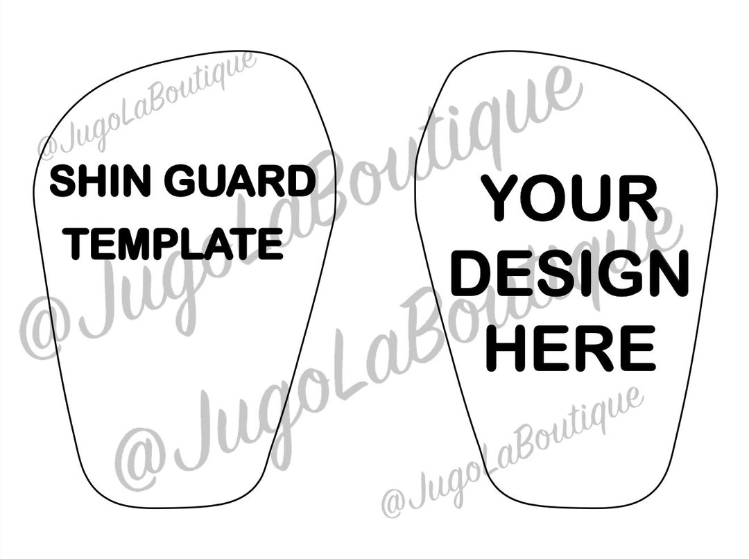 Shin Guard Template - Etsy