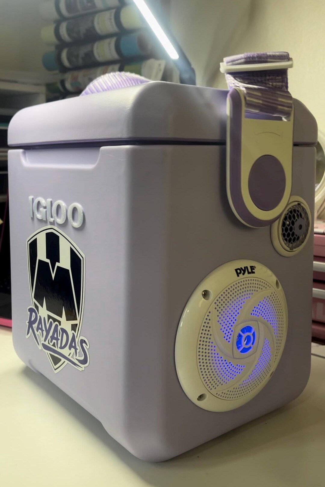 Rayadas Igloo Cooler Speaker Wireless Rechargeable Bluetooth, Rayadas ...