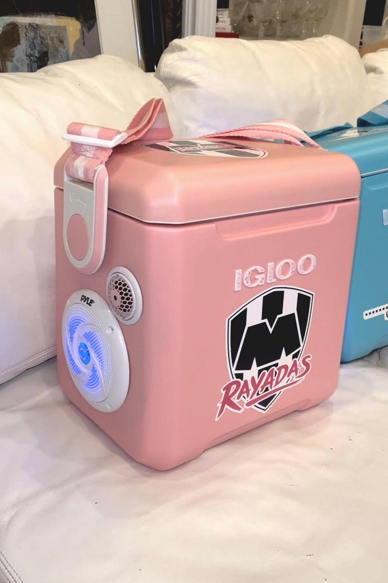 Rayadas Igloo Cooler Speaker Wireless Rechargeable Bluetooth, Rayadas ...