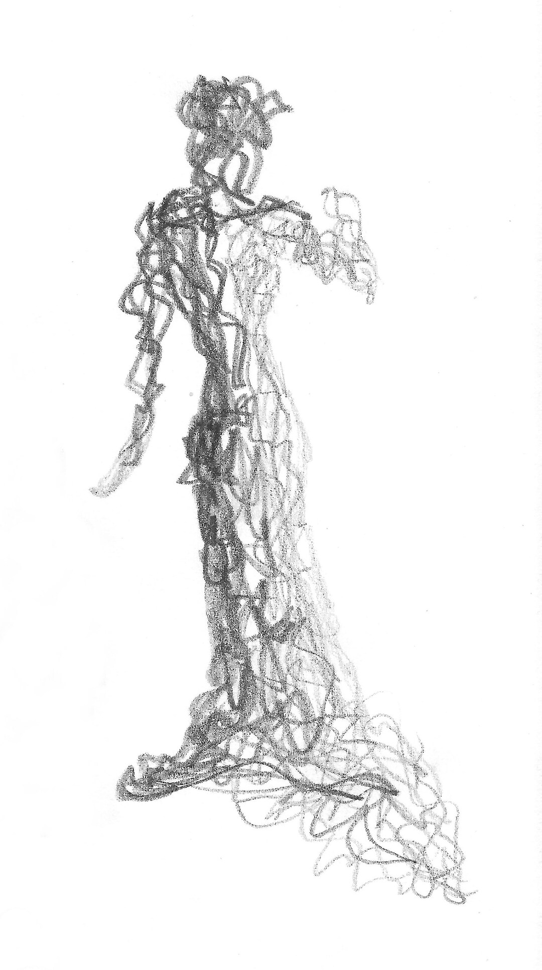 LADY Pencil Sketch - Etsy