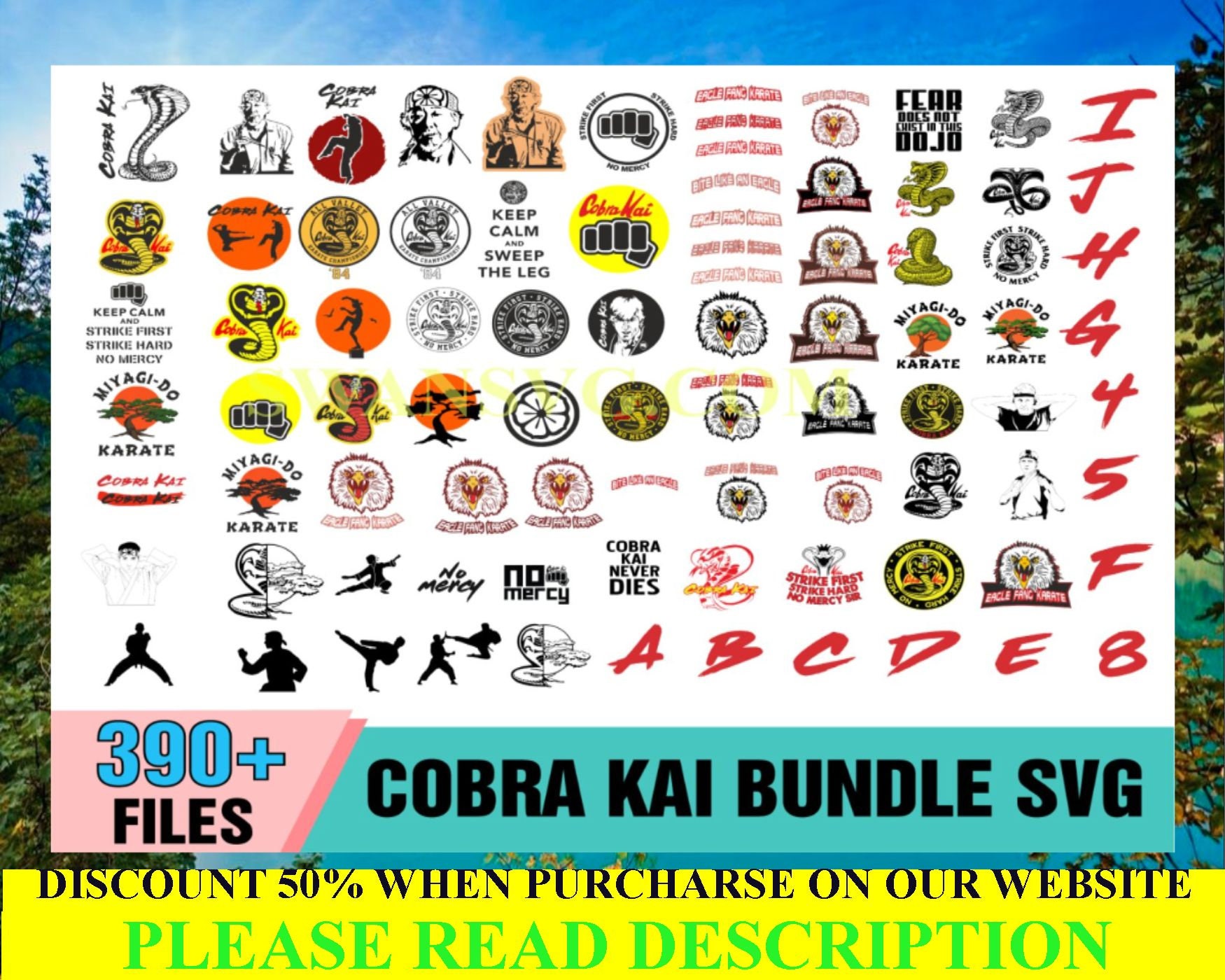 390 Cobra Kai Bundle SVG, Cobra Kai Svg, Cobra Kai Logo, Kai Bundle Svg ...