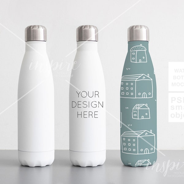 Sublimation Water Bottle Template - Etsy