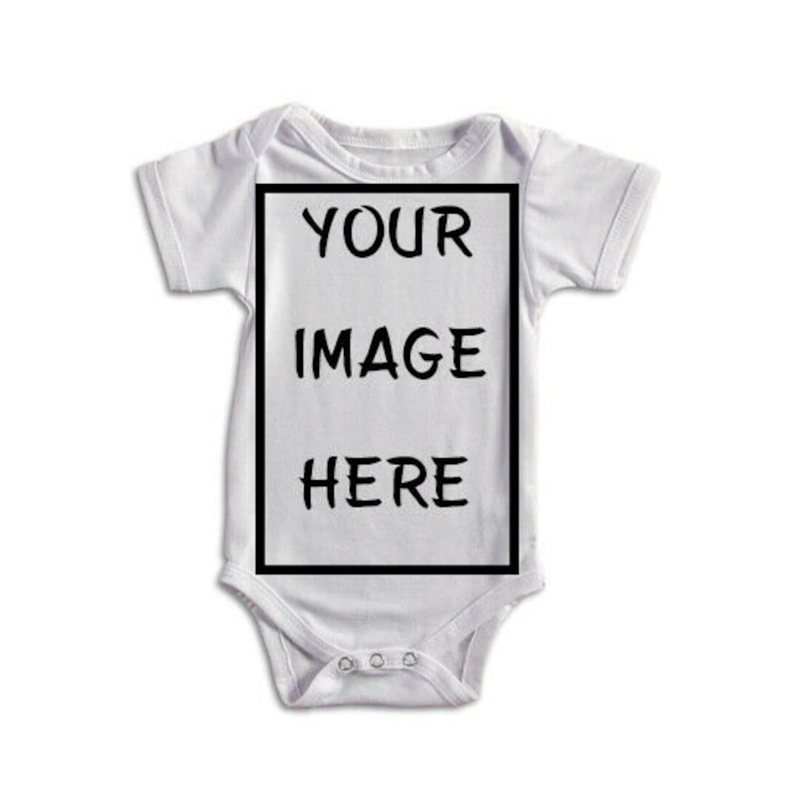 Custom Image Personalized Baby Romper Custom Baby Shower - Etsy UK