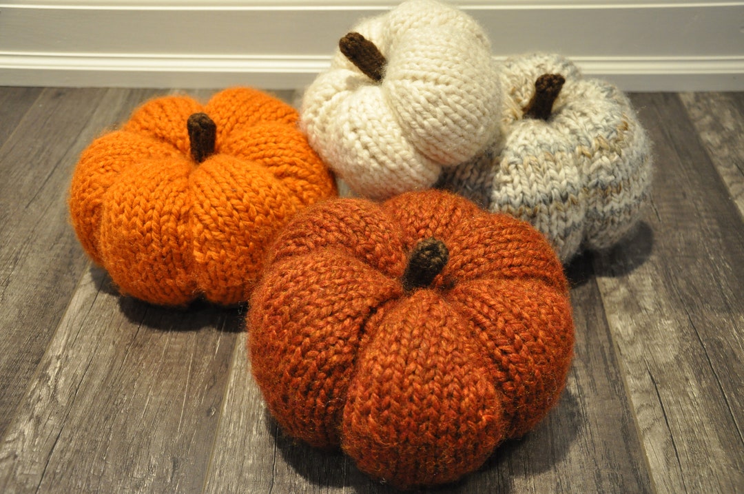 Knit Pumpkin// Home Decor// Fall Decor// Halloween// Pumpkin - Etsy