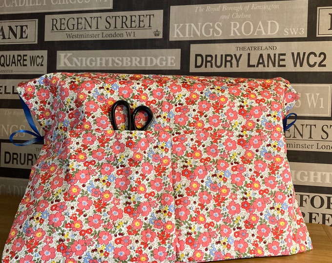 Hand Made Sewing Machine Cover and Mat / Sewing Machine Cover / Sewing ...