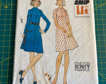 Vintage Sewing Pattern Dress - Etsy