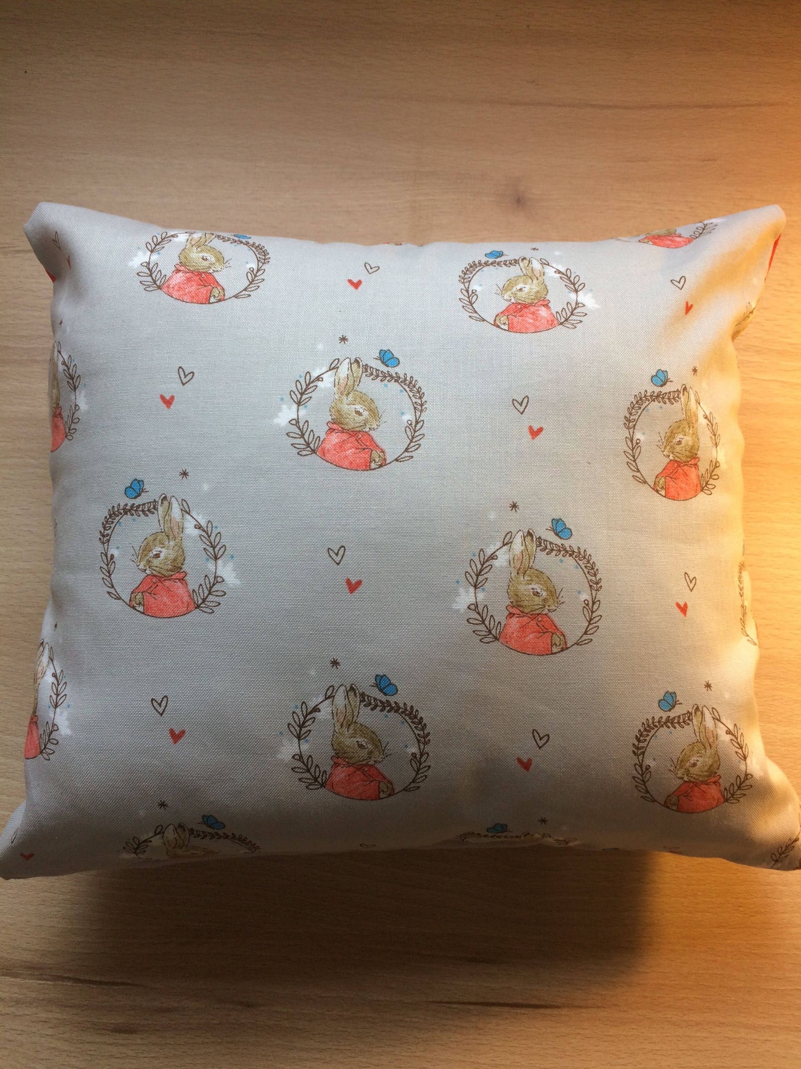 Peter Rabbit Hand Made Book Cushion Including Book, Beatrix Potter ...