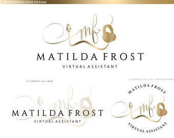 Virtual Assistant Logo Design Online Business Branding | Etsy