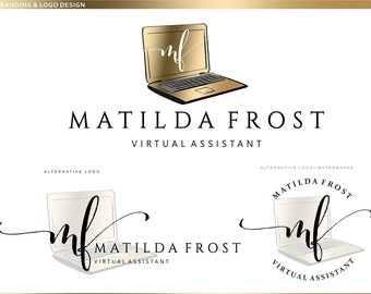 Virtual Assistant Logo Design Online Business Branding | Etsy