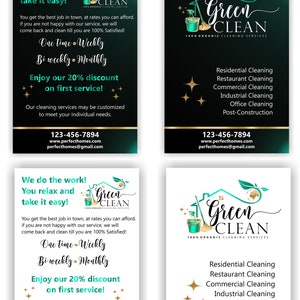 Cleaning Service Logo Design, Bio Organic Healthy Commercial ...