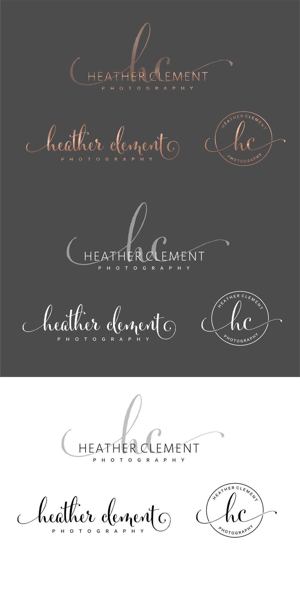 Watermark Logo, Photography Logo, Branding Package, Signature Logo ...