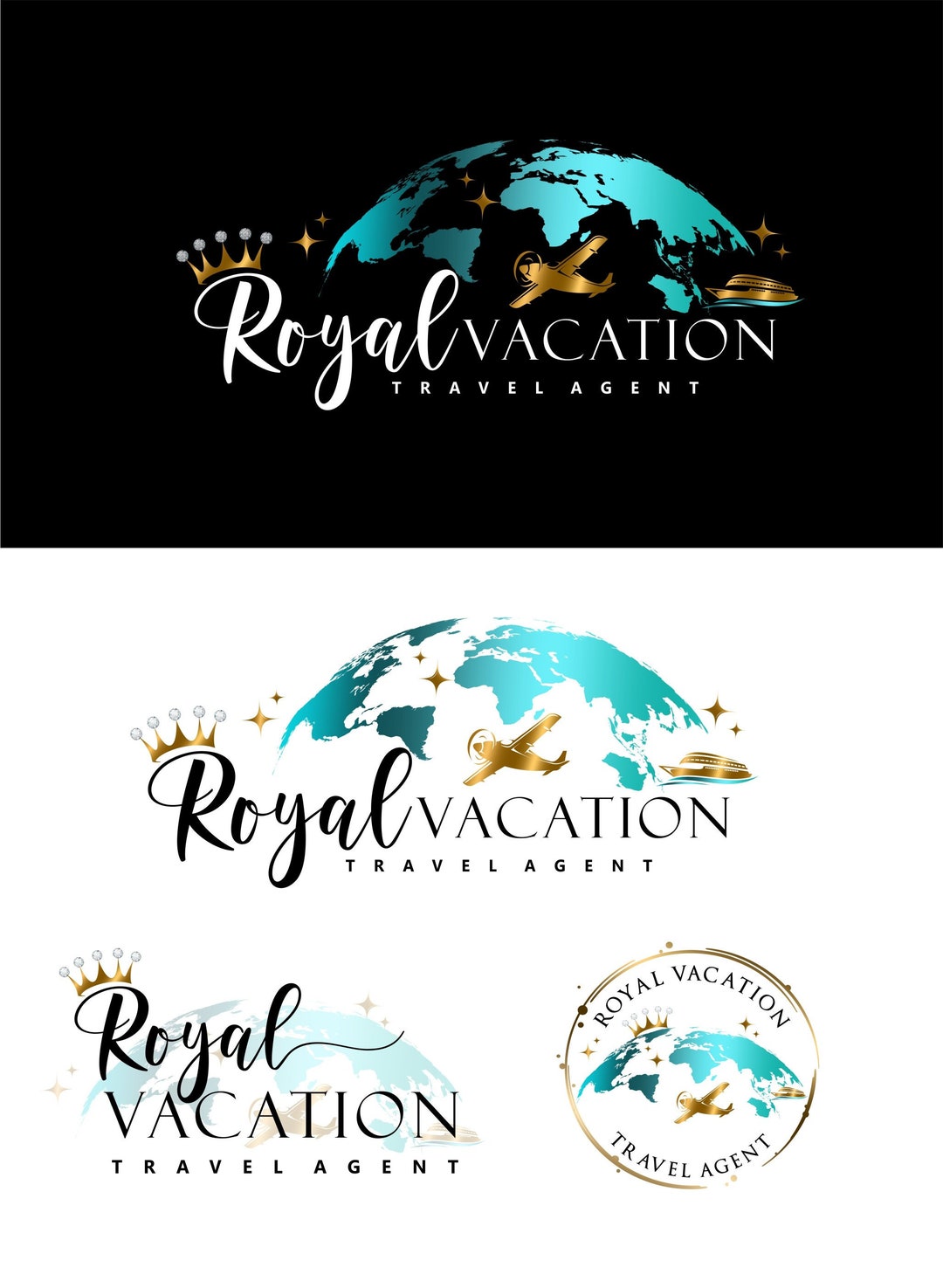 Travel Logo, Adventure Branding Kit, World Map Trip Design, Travel ...