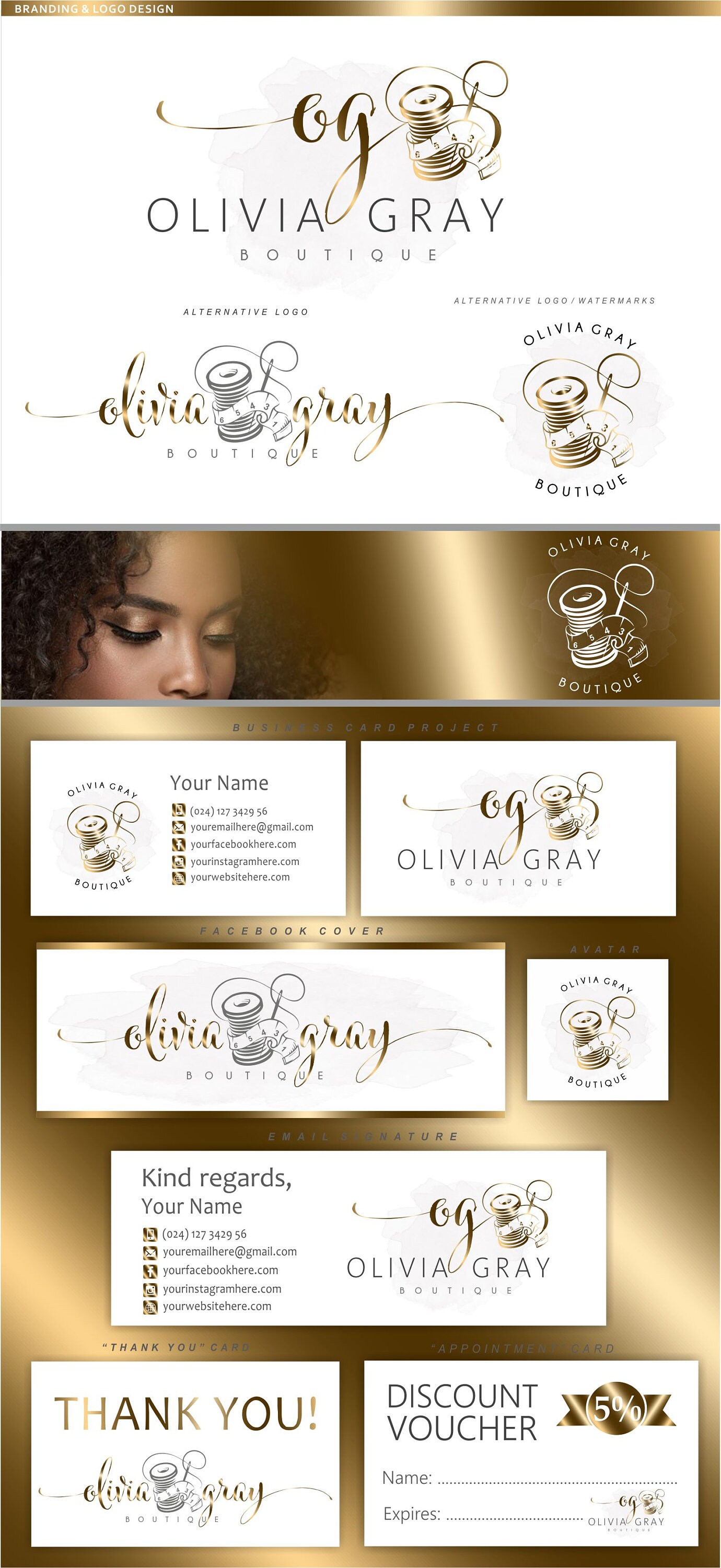 Boutique logo package Sewing Logo Thread Pool Clothing | Etsy