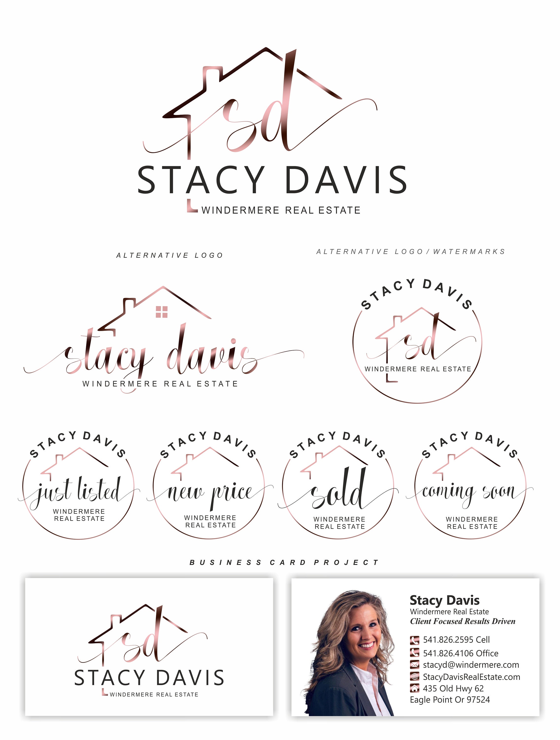 Realtor Logos Pre-made Real Estate Logos Realtor Branding - Etsy