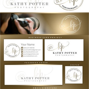 Photography Logo Design, Camera Branding Kit, Premade Logo Package ...