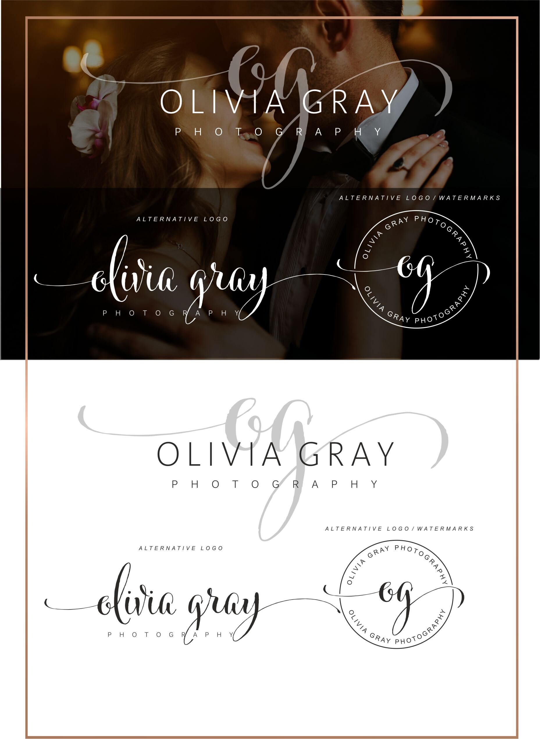 Watermark Logo Photography Logo Branding Package Signature | Etsy