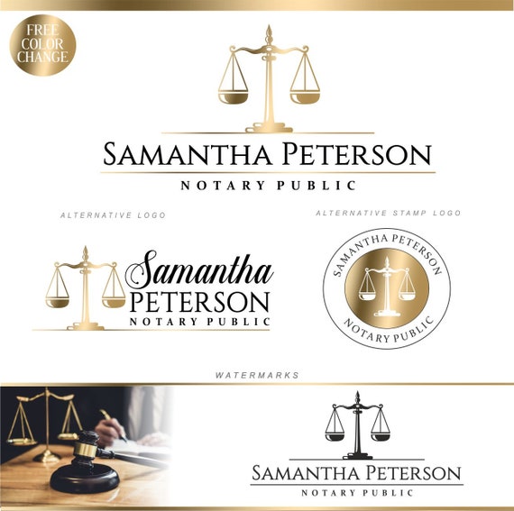 Paper & Party Supplies Scales Of Justice design stamp 82 Attorney Logo ...